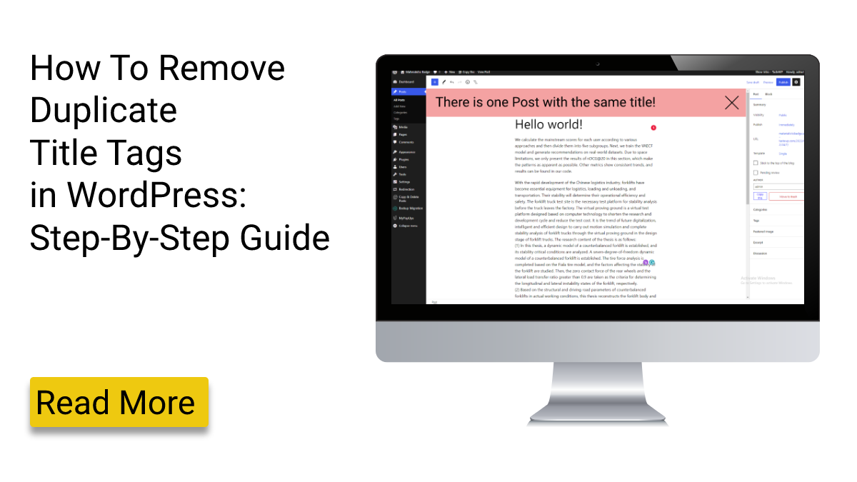 How To Remove Duplicate Title Tags in WordPress: Simple Guide – Themescaliber