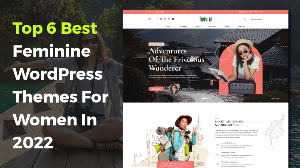 Top 6 Best Feminine WordPress Themes For Women In 2022 – Themescaliber