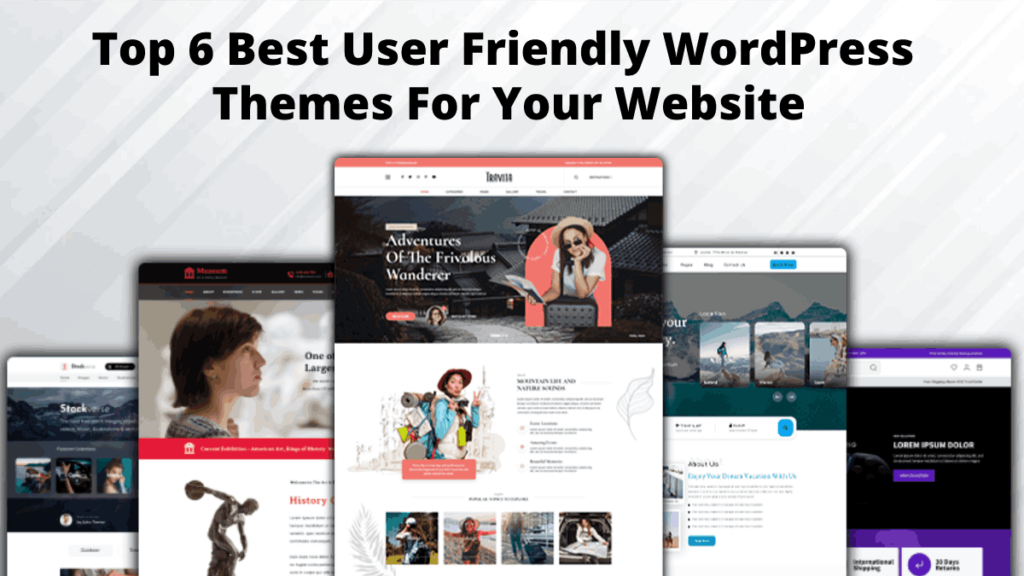 Top 6 Best User Friendly WordPress Themes For Your Website – Themescaliber