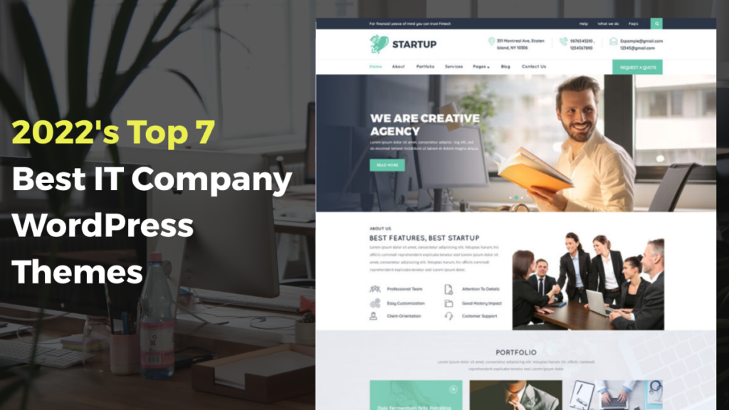 2022' Top 7 Best IT Company WordPress Themes – Themescaliber