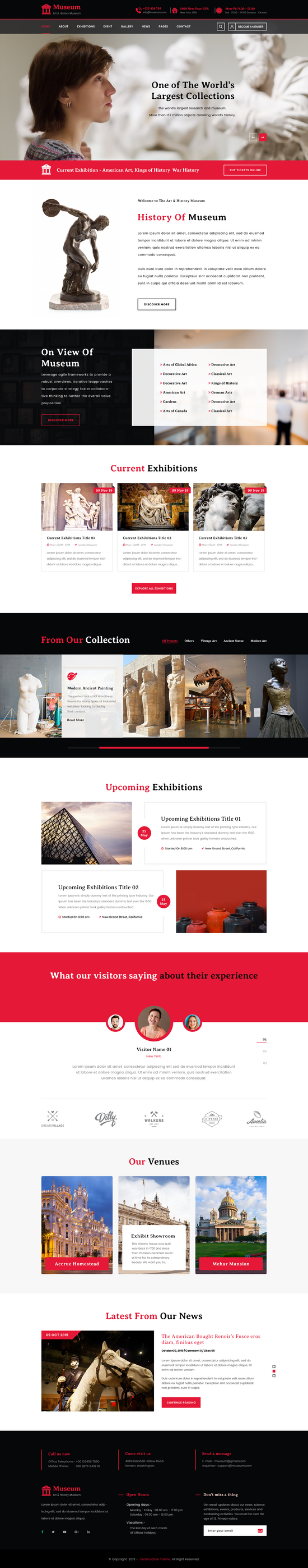 Explore the Best Museum WordPress Themes for Stunning Online Exhibitions – Themescaliber